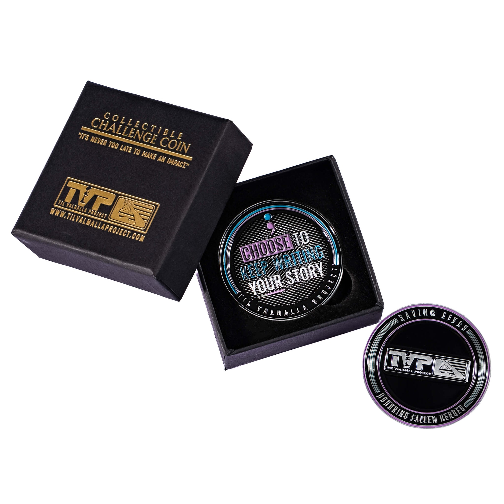 Keep Writing Your Story - Challenge Coin – Til Valhalla Project