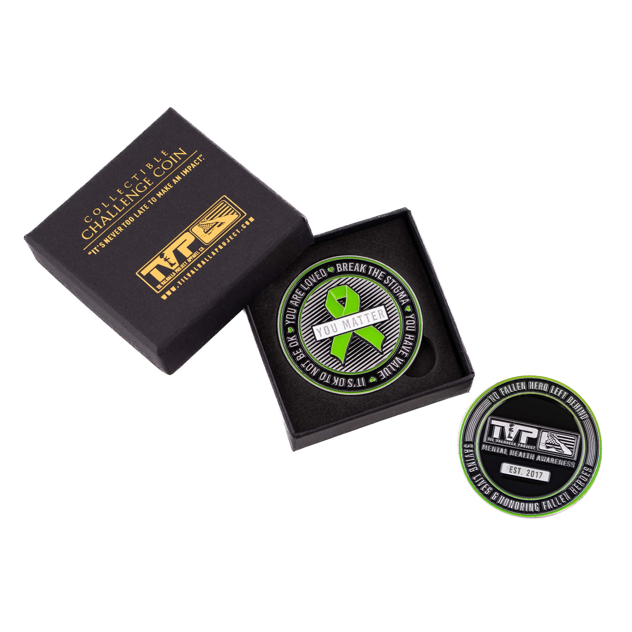 Mental Health Awareness - Challenge Coin – Til Valhalla Project