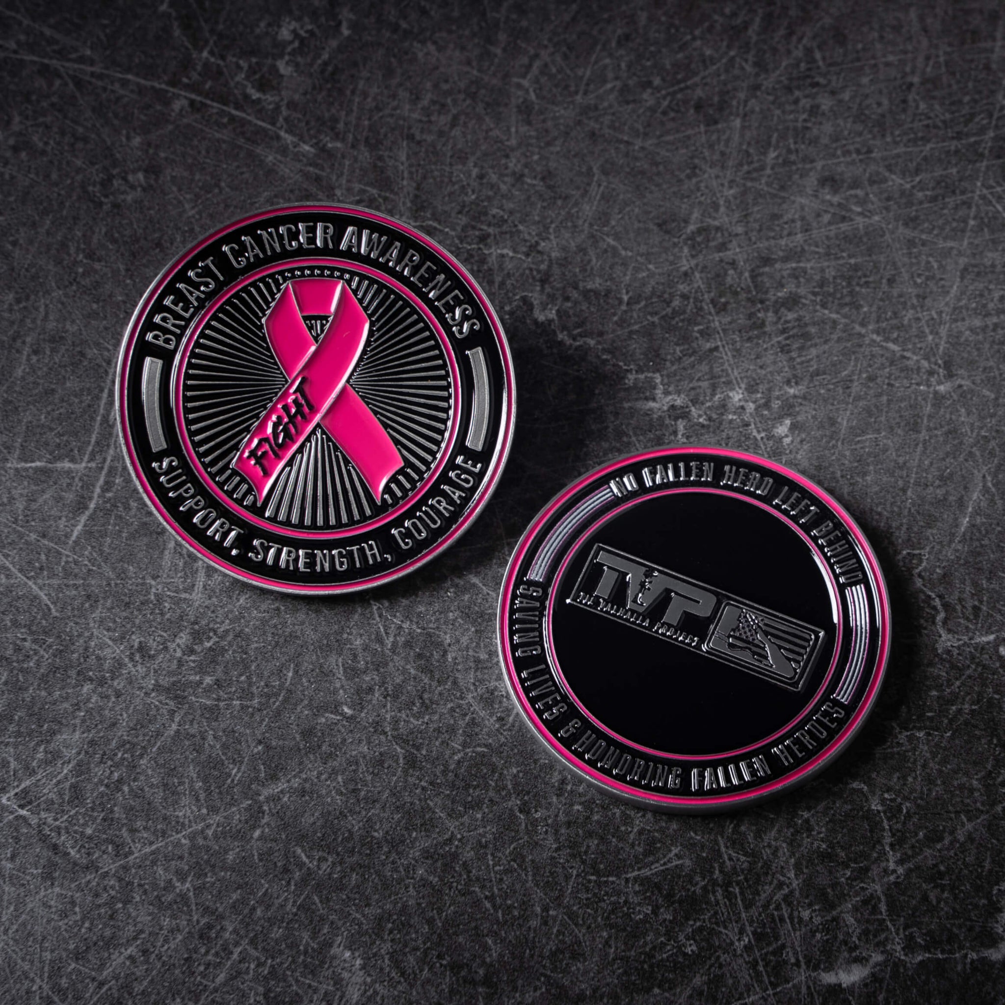 Breast Cancer Awareness - Challenge Coin – Til Valhalla Project
