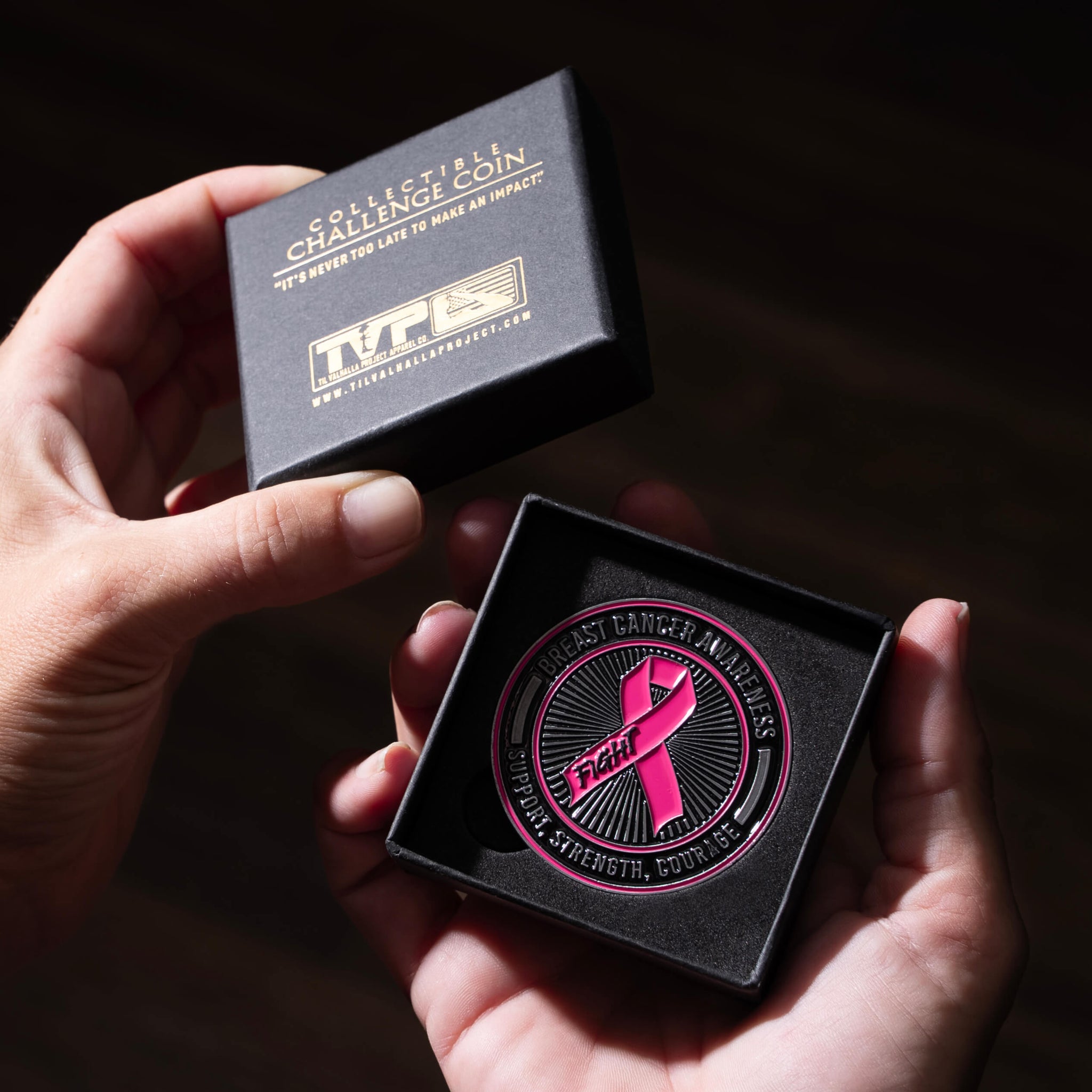 Breast Cancer Awareness - Challenge Coin – Til Valhalla Project