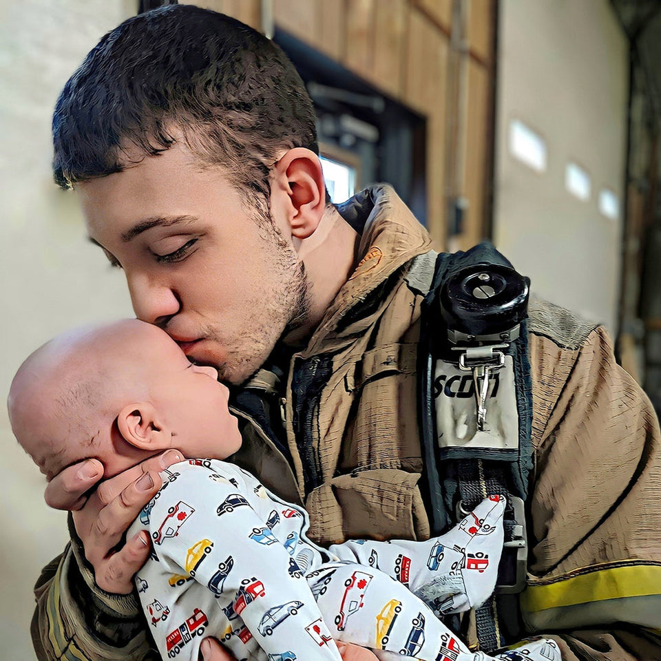 Firefighter Elmer M Beidleman