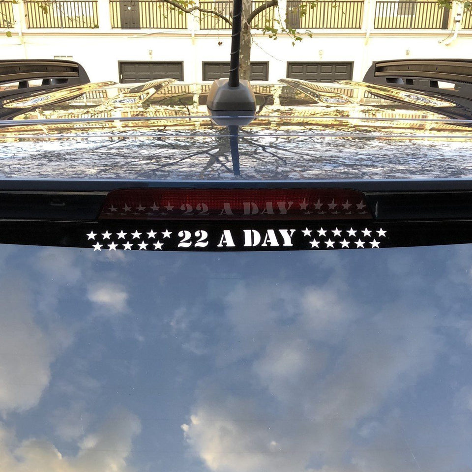 22 A Day Decal (12 inch)